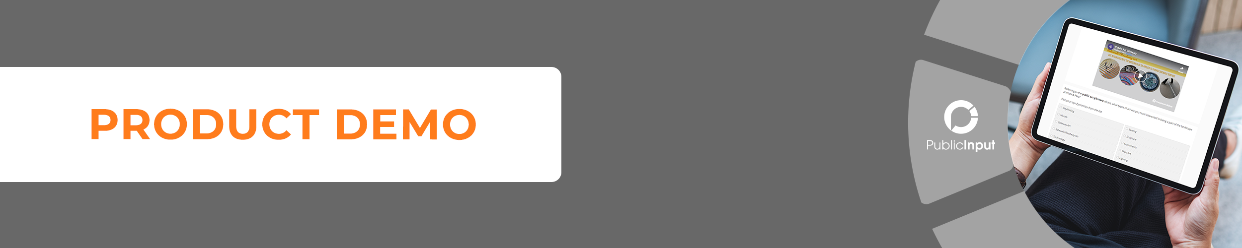 PublicInput Product Demo: Survey Toolkit