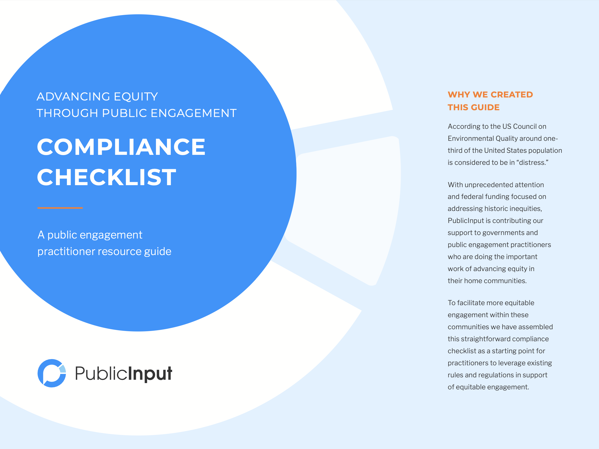 Advancing Equity Through Public Engagement: Compliance Checklist