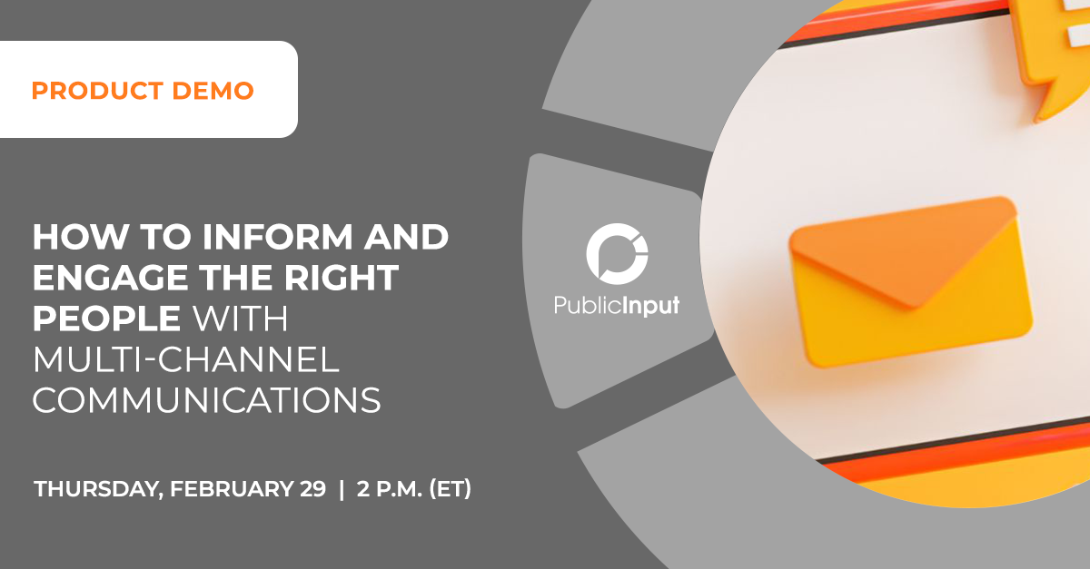 PublicInput Product Demo: Multi-Channel Communications